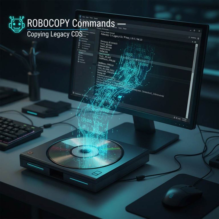 📀 ROBOCOPY Commands — Copying Legacy CDs - Kapothi Tech Blog